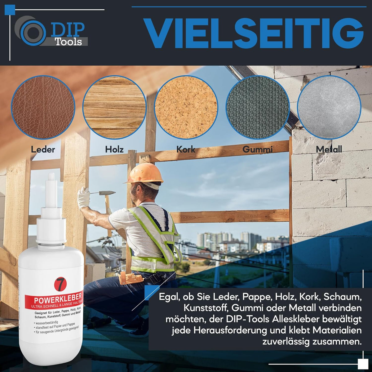 Powerkleber I schnelltrocknend und lange haltbar - neu - transparent - | DIP-Tools Shop