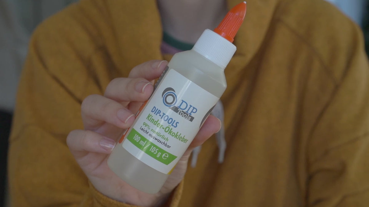 Kinder Öko-Kleber I aus Kartoffelstärke & Wasser - neu - 100ml | DIP-Tools Shop